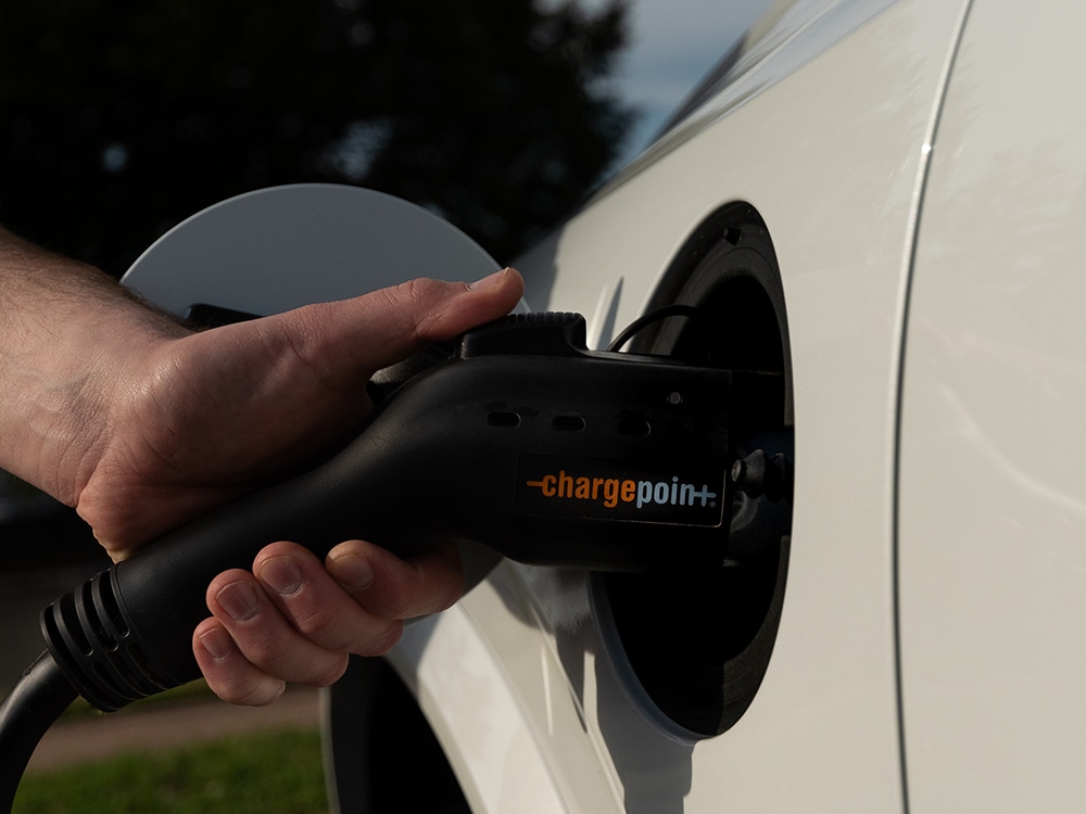 Volvo home charging point store